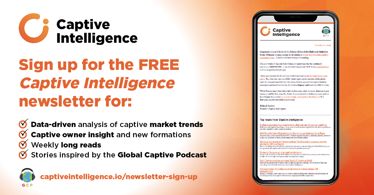 Newsletter sign-up - Captive Intelligence
